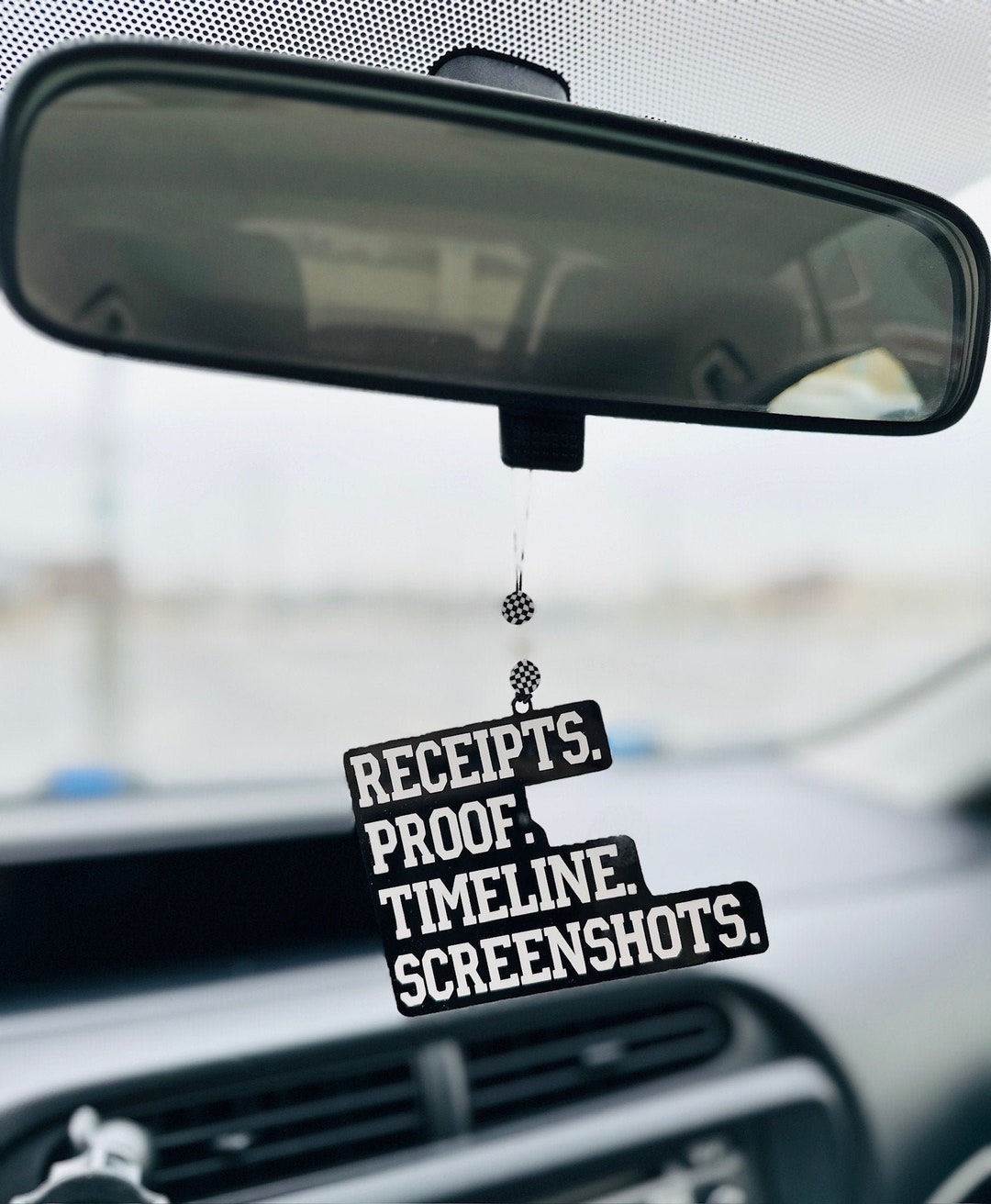 RHOSLC Car Charm: Receipts Proof, Bravo Gift Tag - Etsy