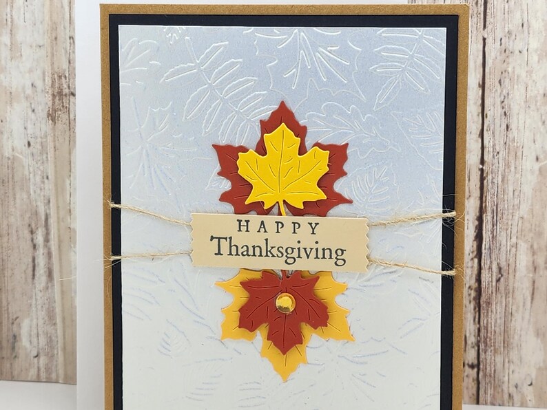 Fall Cards, Handmade Thanksgiving Cards, Handmade Card, Card Kit, DIY ...