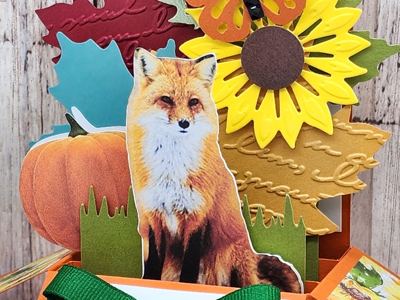 3d Thanksgiving Card, Happy Thanksgiving Card, Thanksgiving Box Card ...