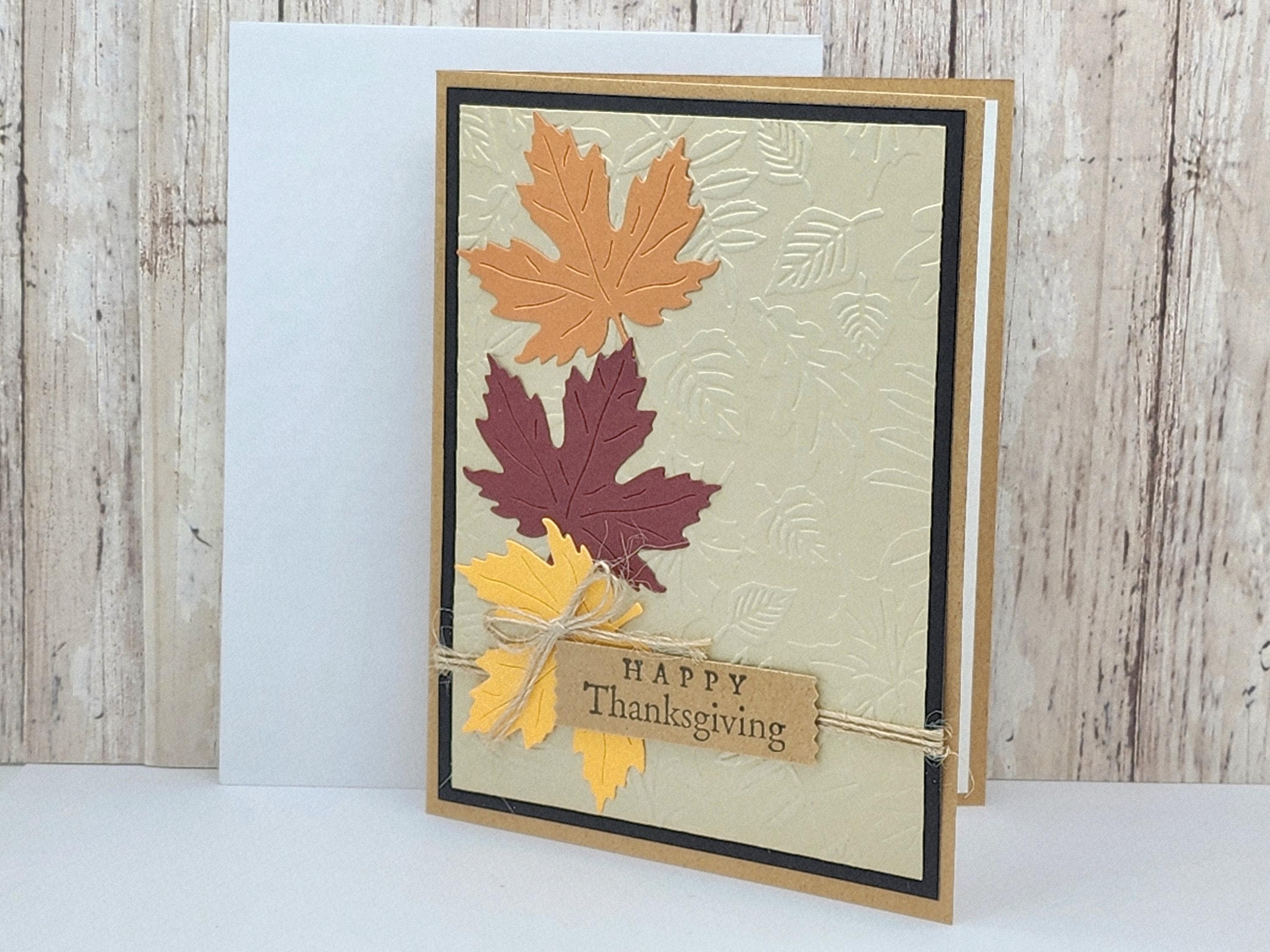 Fall Cards, Handmade Thanksgiving Cards, Handmade Card, Card Kit, DIY ...