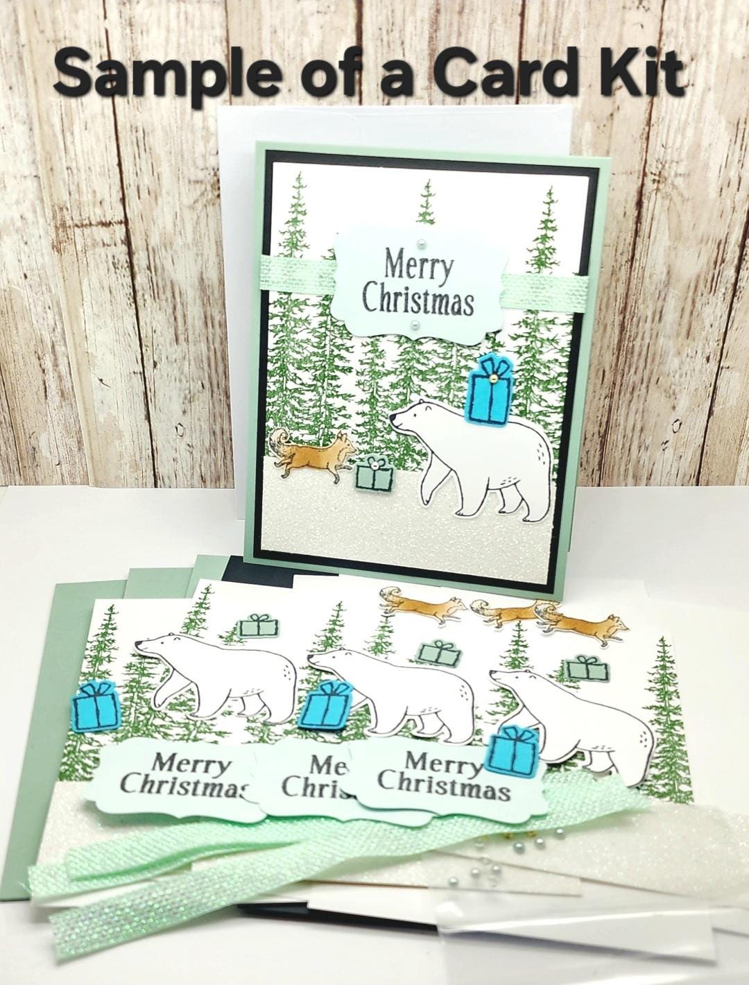 Fall Card KIT, Handmade Thanksgiving Cards, Handmade Card, Card Kit ...