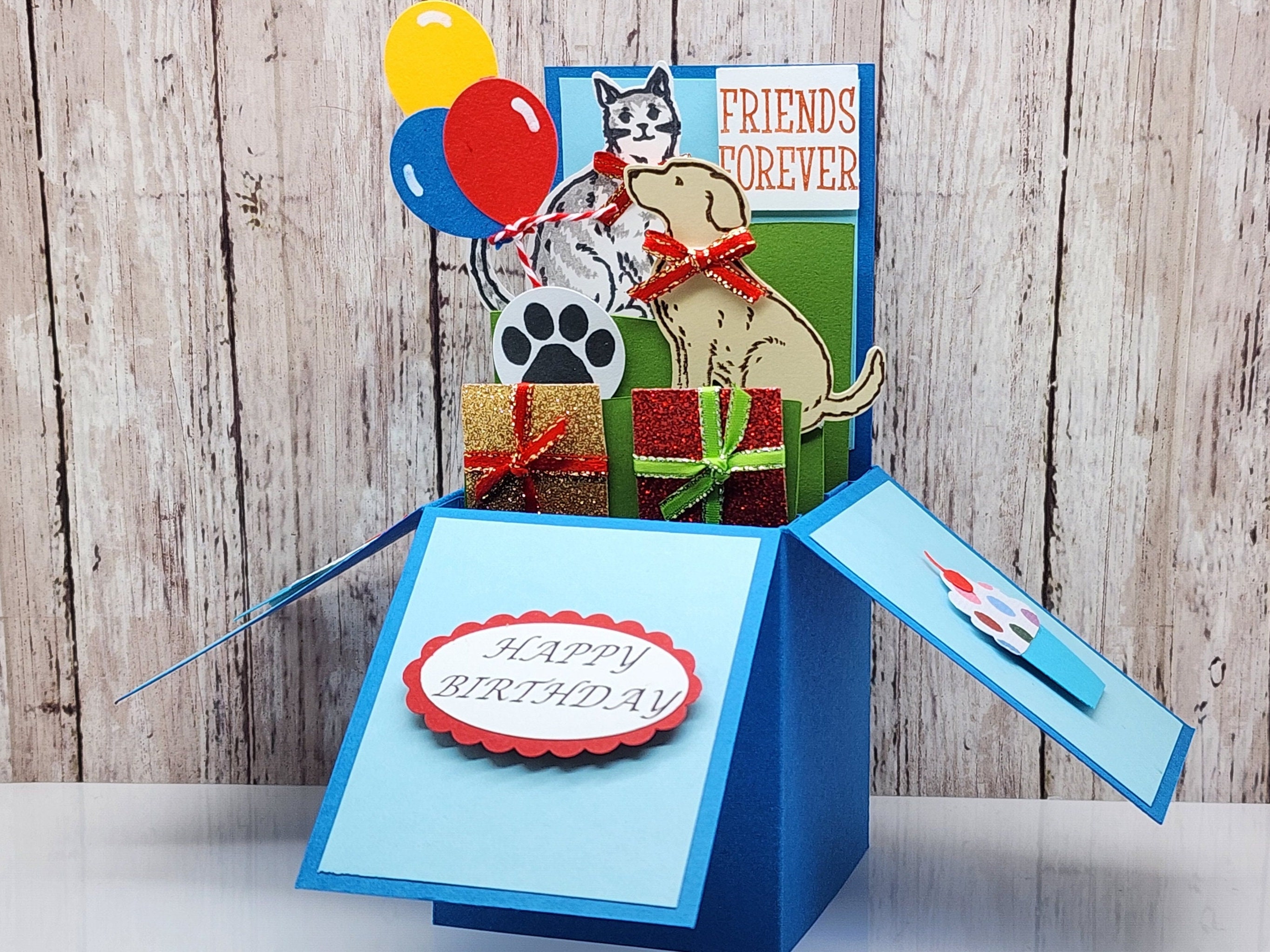 Labrador Retriever Card Lab Birthday Card Cat Birthday Card - Etsy