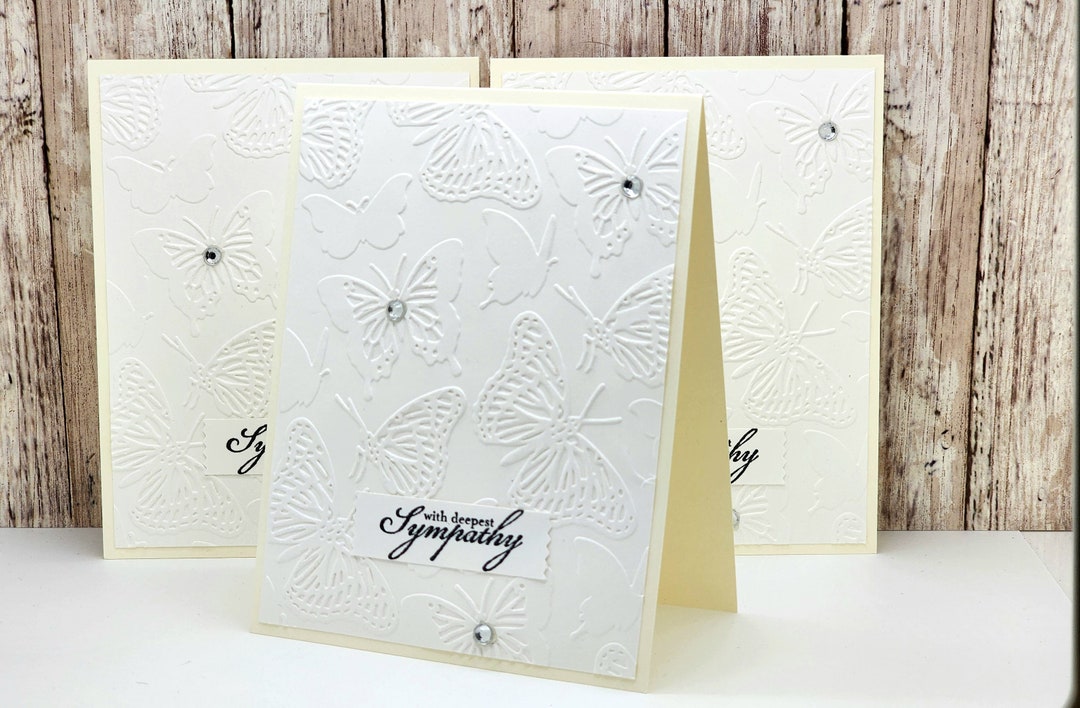 HANDMADE Sympathy Cards Condolence Cards Handmade Cards SET - Etsy