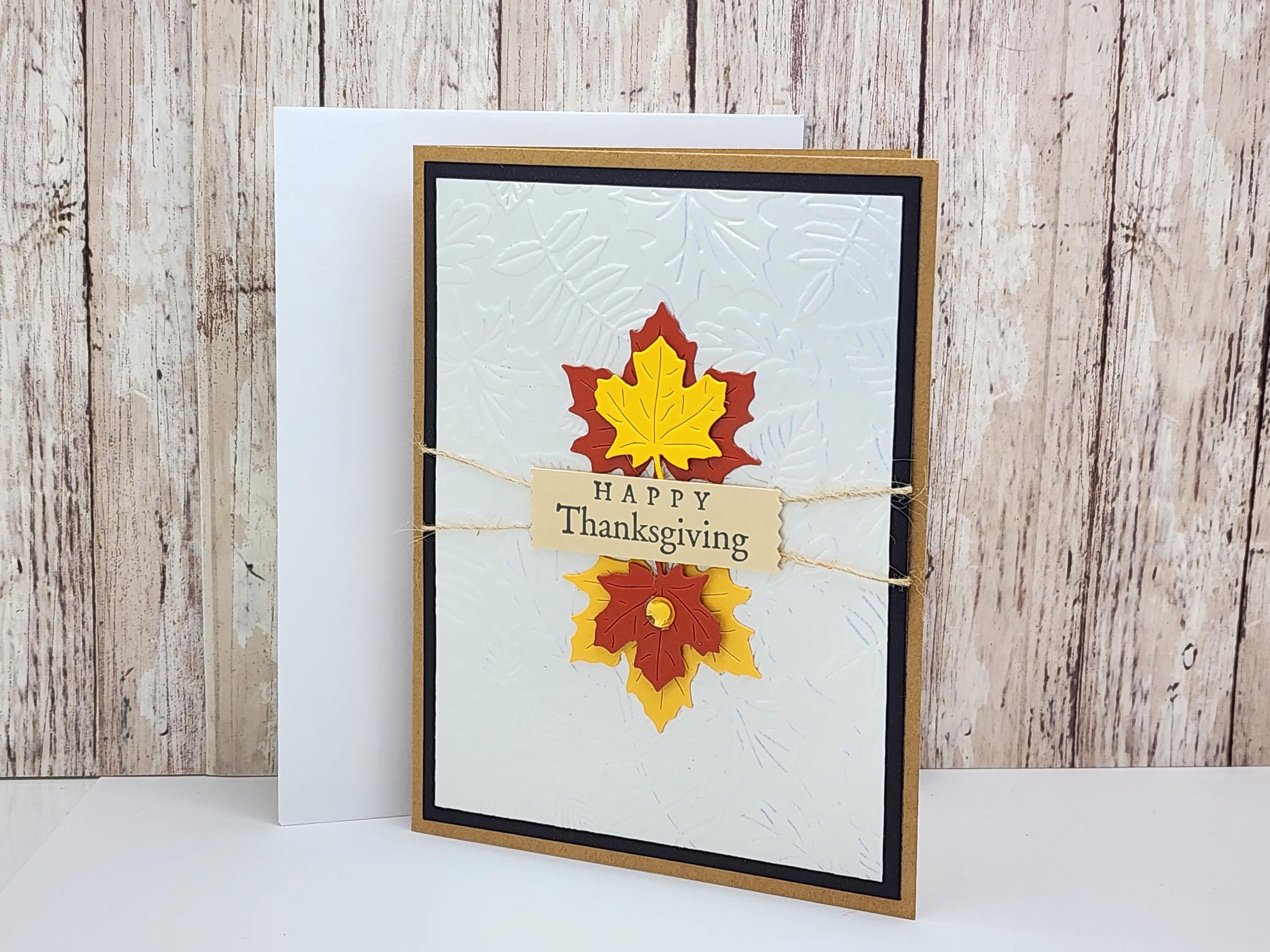 Fall Cards, Handmade Thanksgiving Cards, Handmade Card, Card Kit, DIY ...