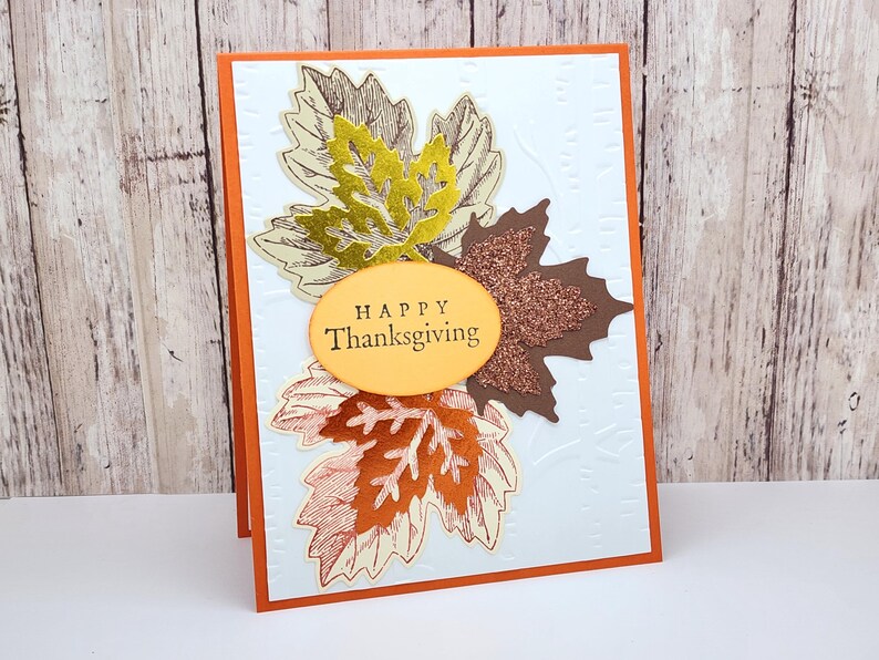 Fall Card KIT, Handmade Thanksgiving Cards, Handmade Card, Card Kit ...