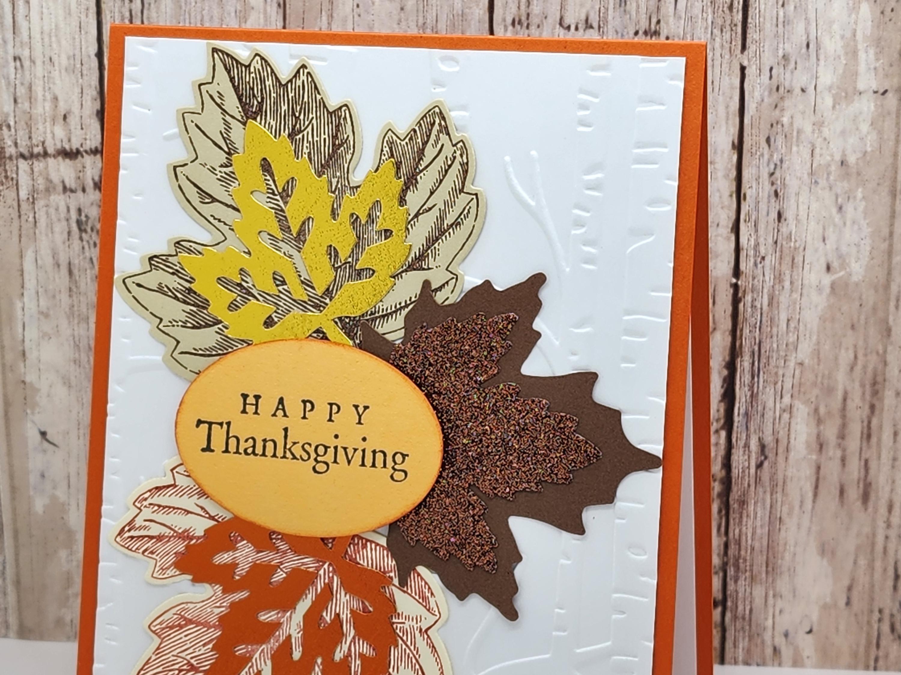 Fall Card KIT, Handmade Thanksgiving Cards, Handmade Card, Card Kit ...