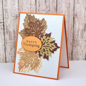 Fall Card KIT, Handmade Thanksgiving Cards, Handmade Card, Card Kit ...