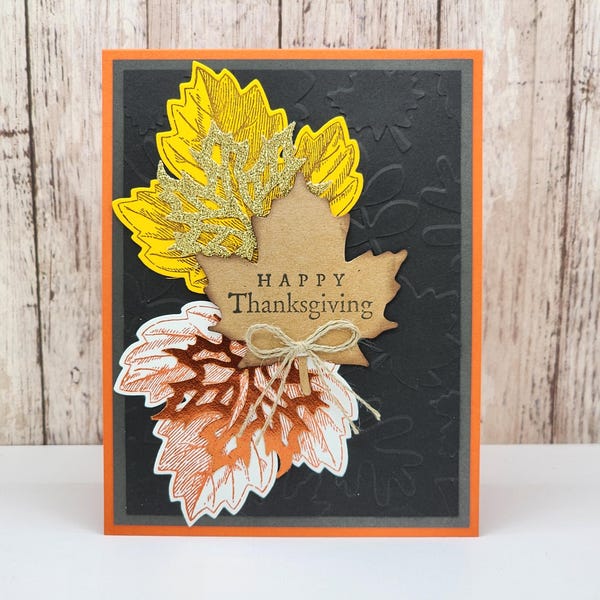 4 Thanksgiving Cards, Handmade Thanksgiving Card, Handmade Card, Card ...