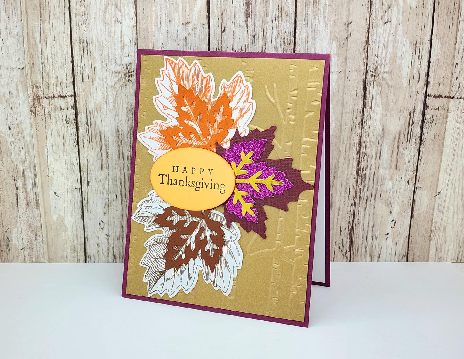 Fall Card KIT, Handmade Thanksgiving Cards, Handmade Card, Card Kit ...