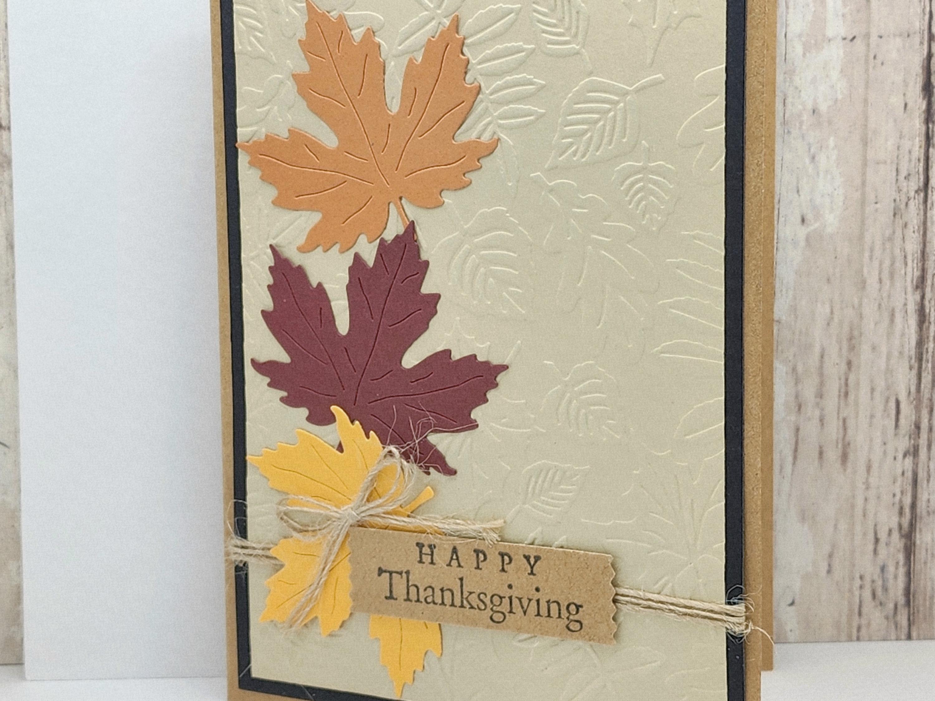 Fall Cards, Handmade Thanksgiving Cards, Handmade Card, Card Kit, DIY ...