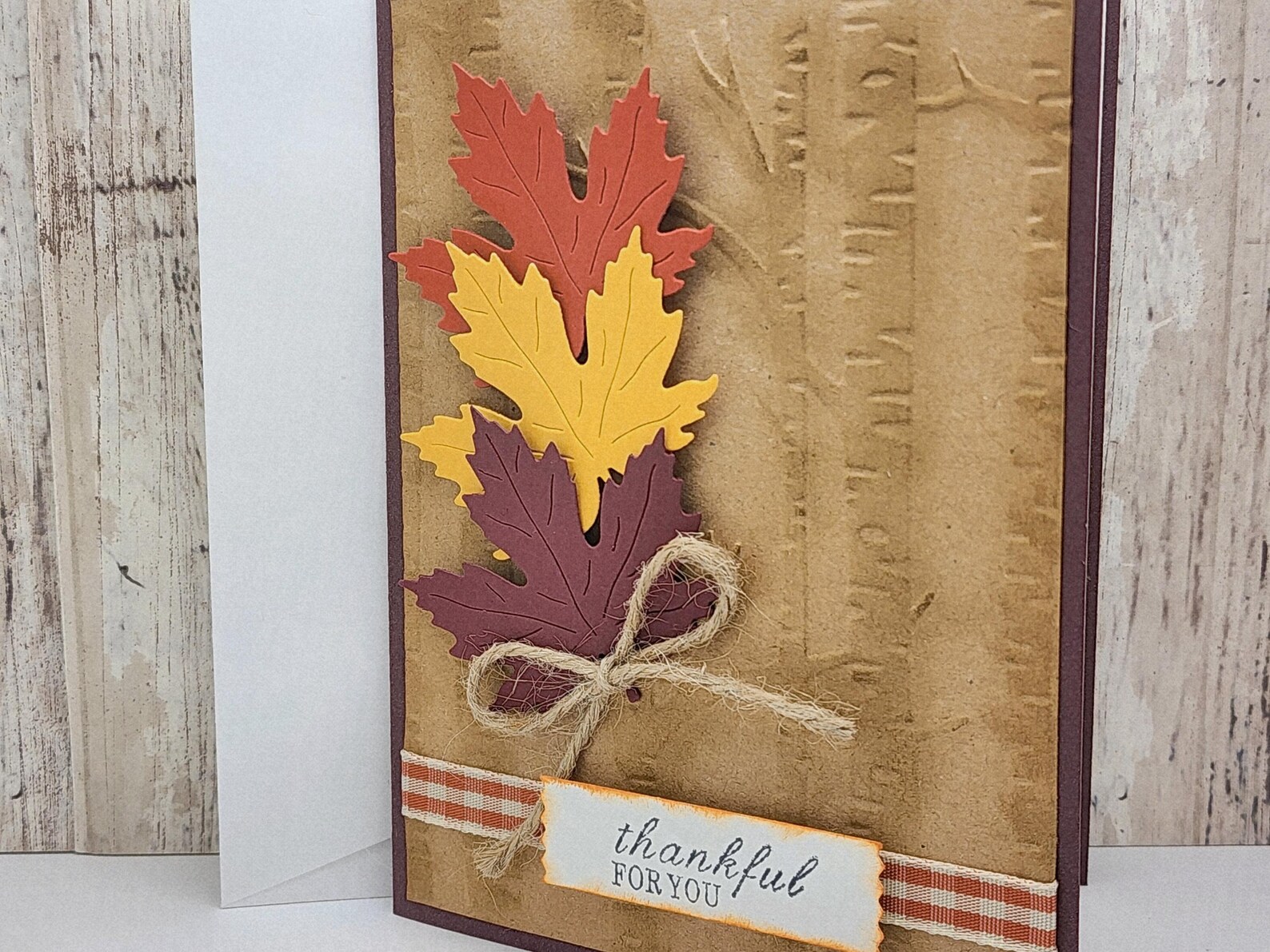 Fall Card KIT, Handmade Thanksgiving Cards, Handmade Card, Card Kit ...