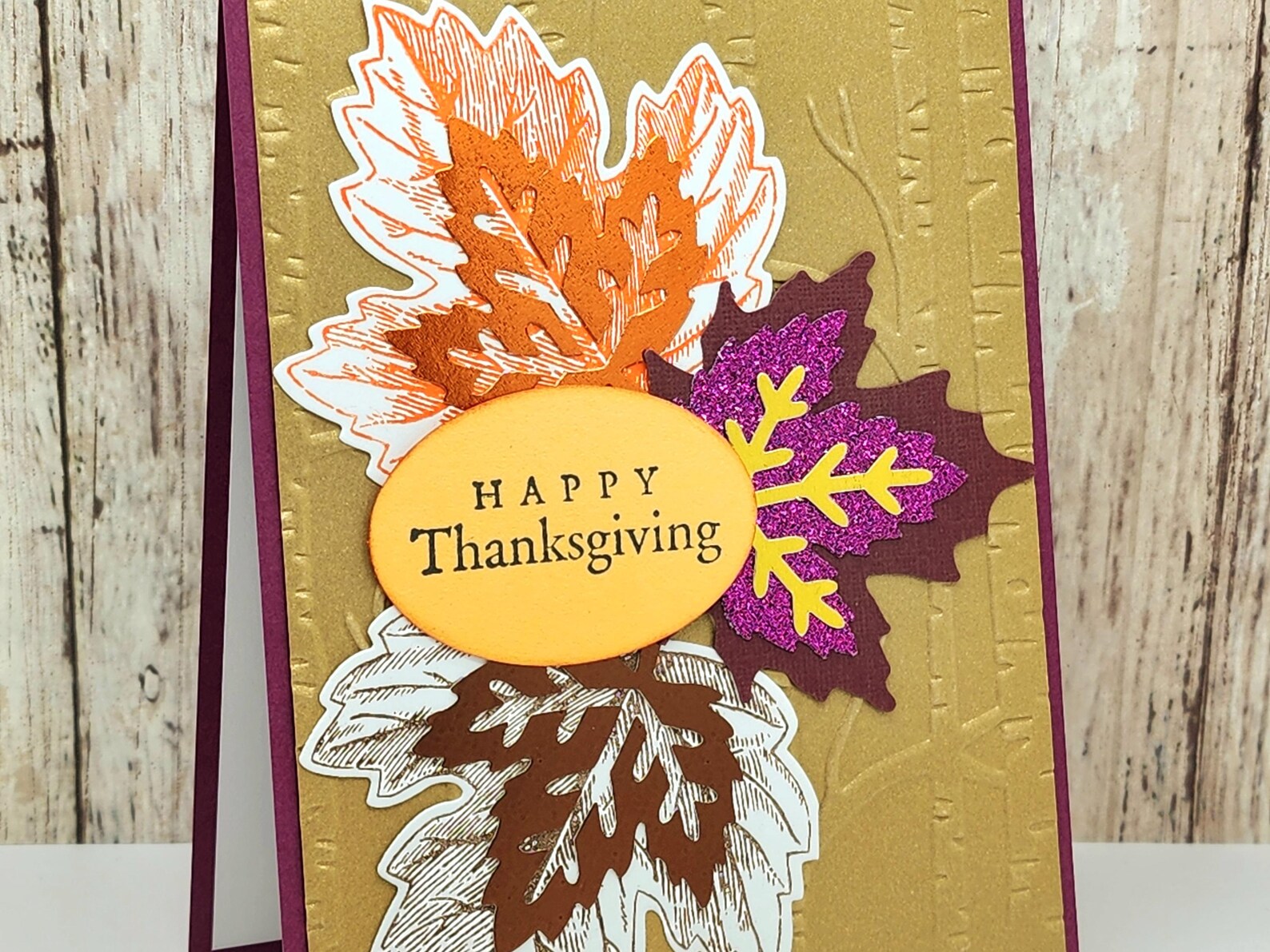 Fall Card KIT, Handmade Thanksgiving Cards, Handmade Card, Card Kit ...