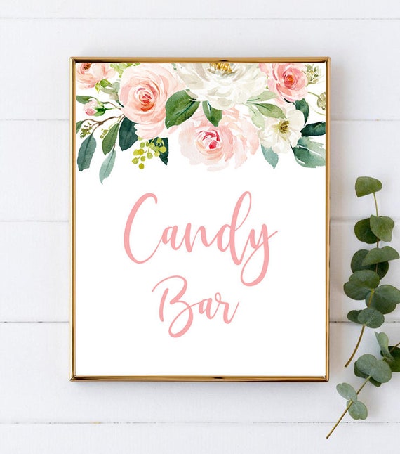 Candy Bar Sign - 006 by Modern Event Design Co | Catch My Party