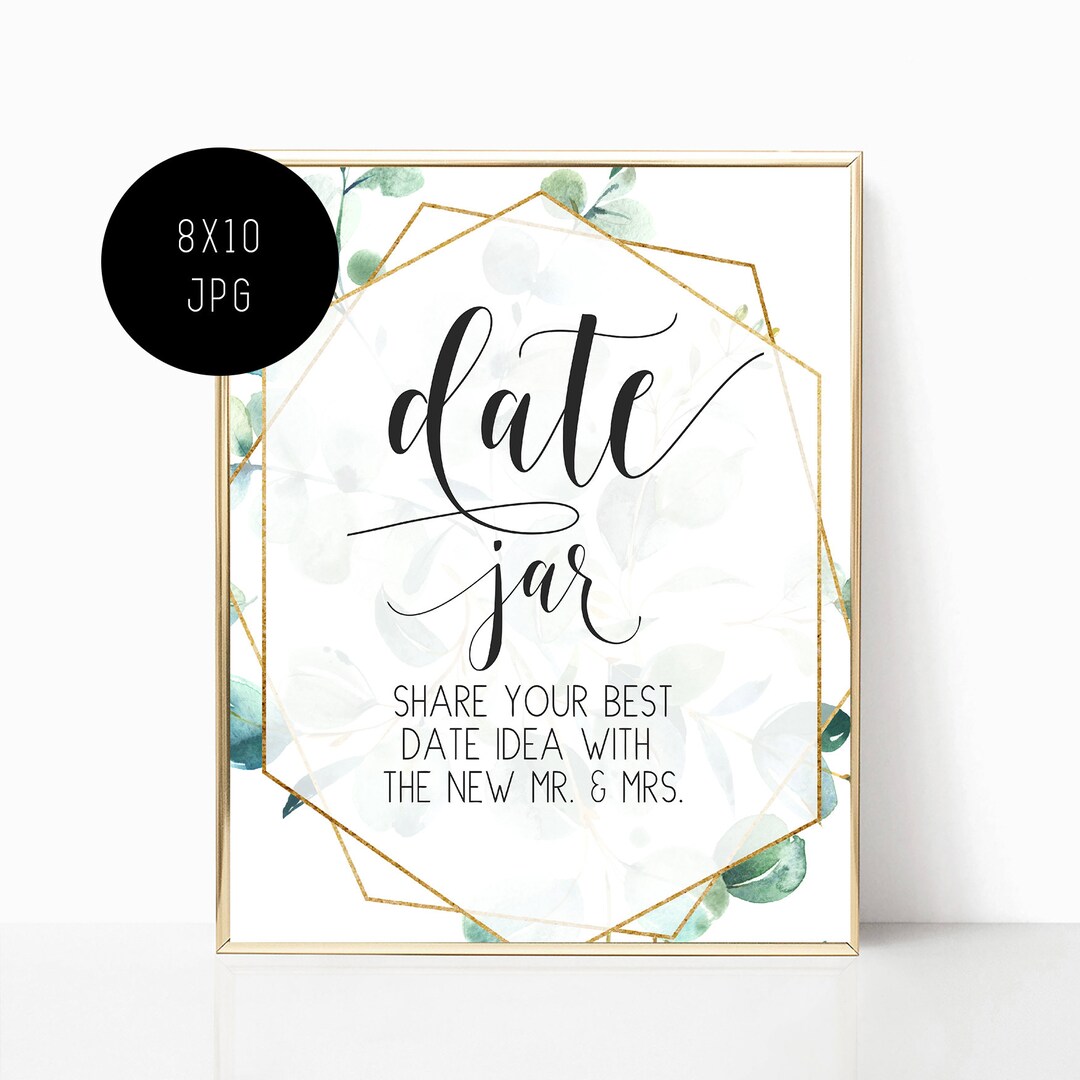 Date Night Sign, Date Jar Sign, Date Night Ideas, Date Night Jar ...