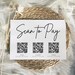 Scan to Pay Sign - Scannable QR Code Sign - Social Media Sign - Bar ...