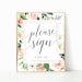 Please Sign, Please Sign Our, Wedding Sign, Wedding Signs, Reception ...