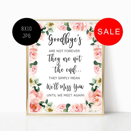 Retirement Sign We Will Miss You Retirement Party Going - Etsy