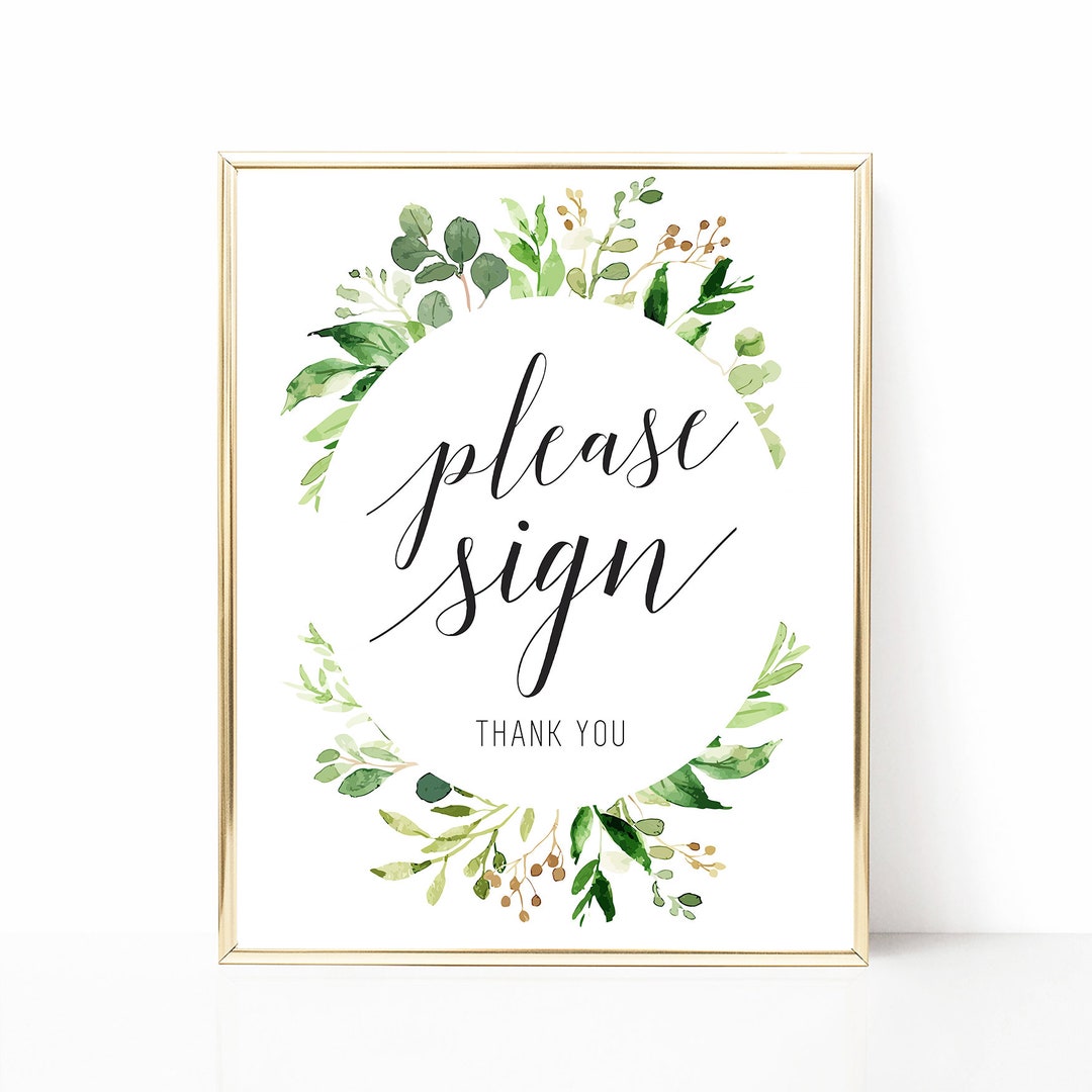 Please Sign, Please Sign Our, Wedding Sign, Wedding Signs, Reception ...