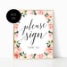 Please Sign, Please Sign Our, Wedding Sign, Wedding Signs, Reception ...