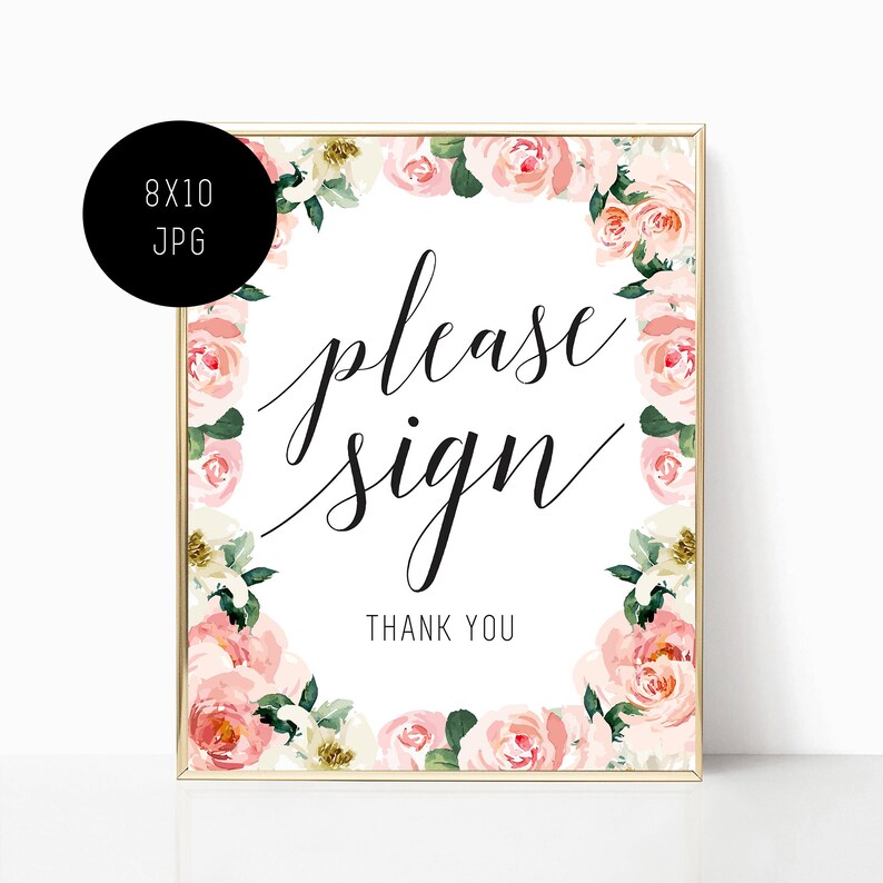 Please Sign, Please Sign Our, Wedding Sign, Wedding Signs, Reception ...