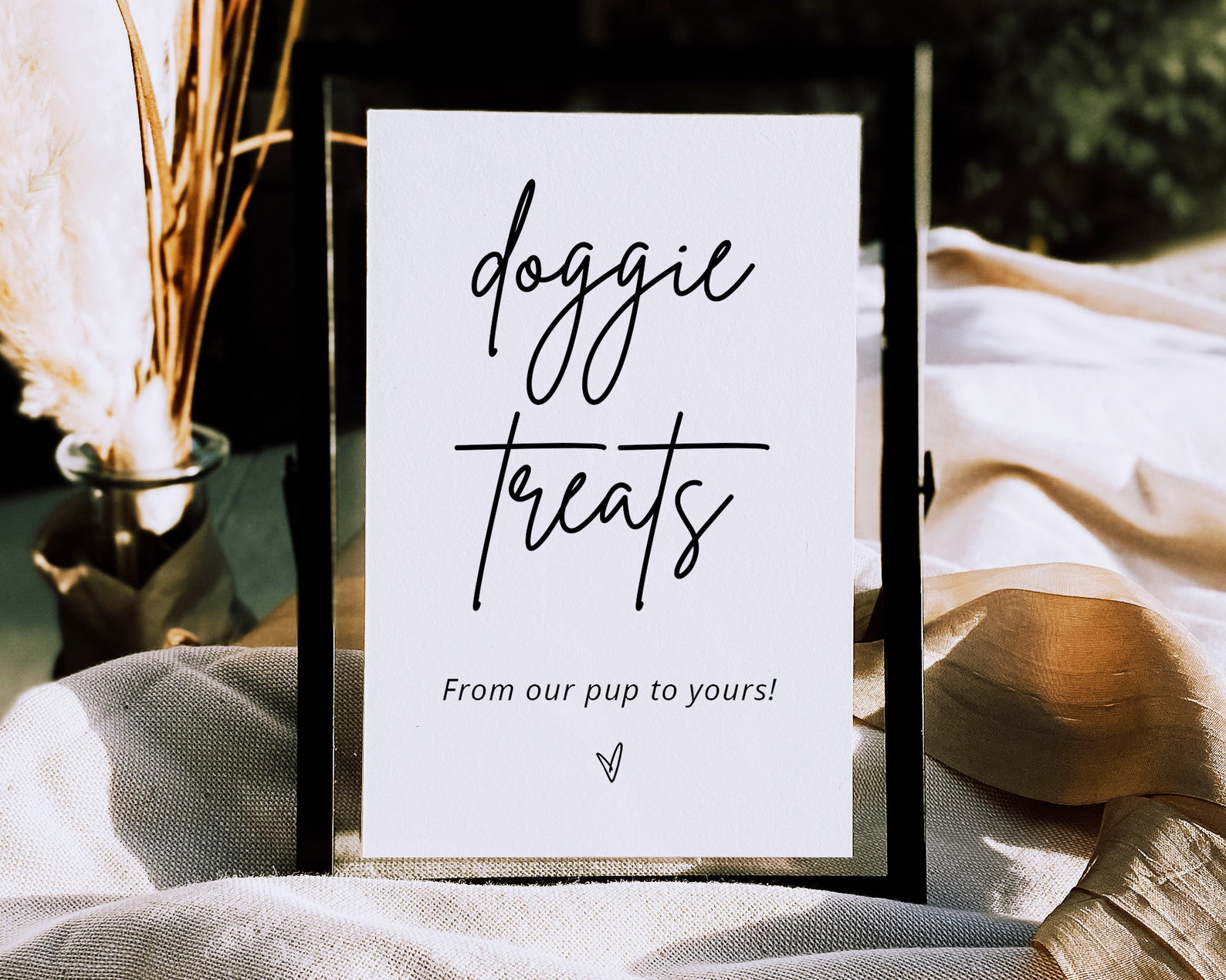 Doggie Treats Sign Doggie Bags Sign Wedding Dog Treats Sign - Etsy