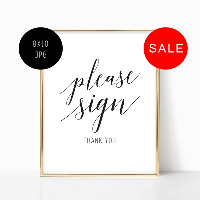 Please Sign, Please Sign Our, Wedding Sign, Wedding Signs, Reception ...