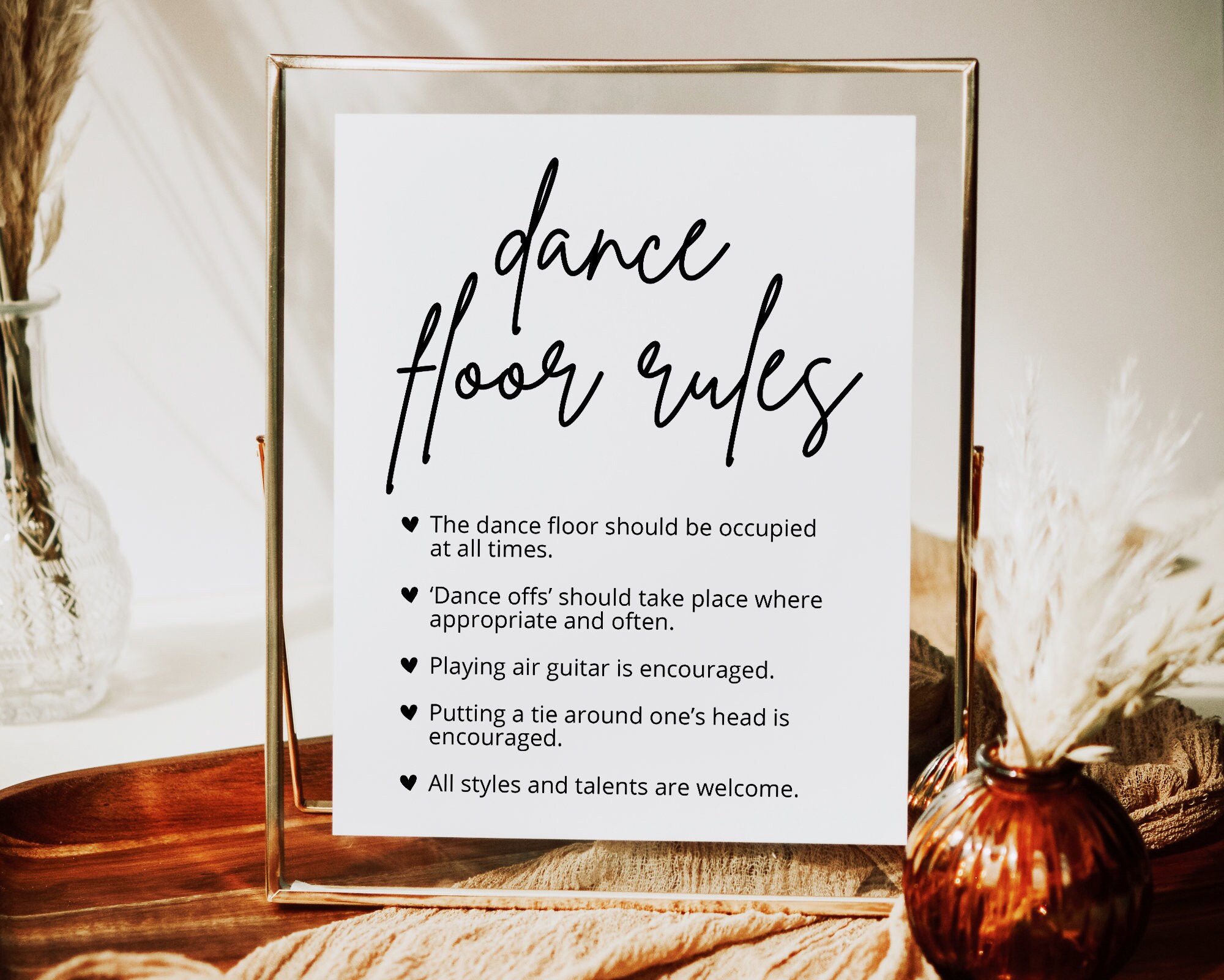 Dance Floor Rules Sign Wedding Dance Floor Sign Dance Floor - Etsy