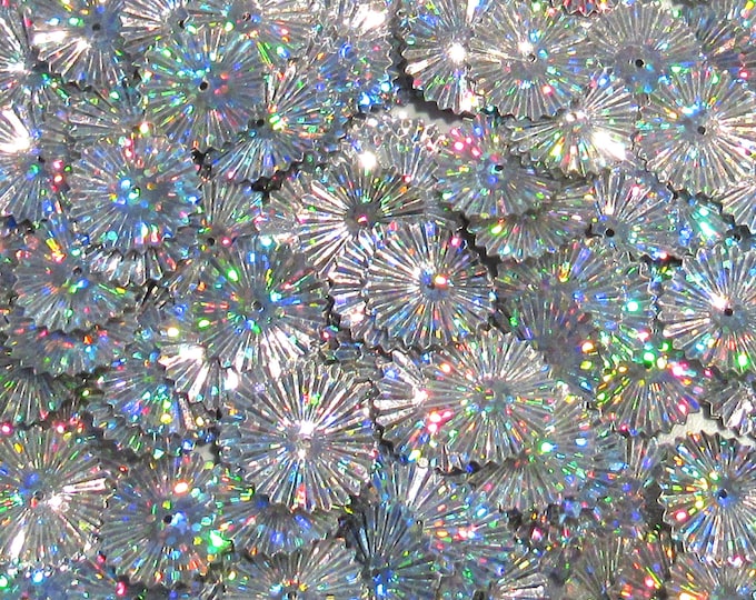 Mixed Iris Sunburst/starburst/wheels Paillette flat Sequins 6mm 2 Loose ...