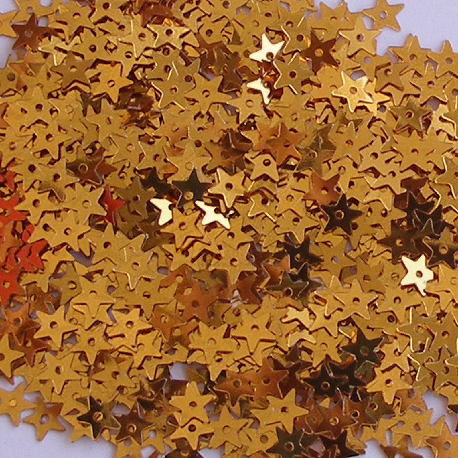 Sequins Tiny Gold Stars 6mm 800 Pieces loose Center Hole - Etsy