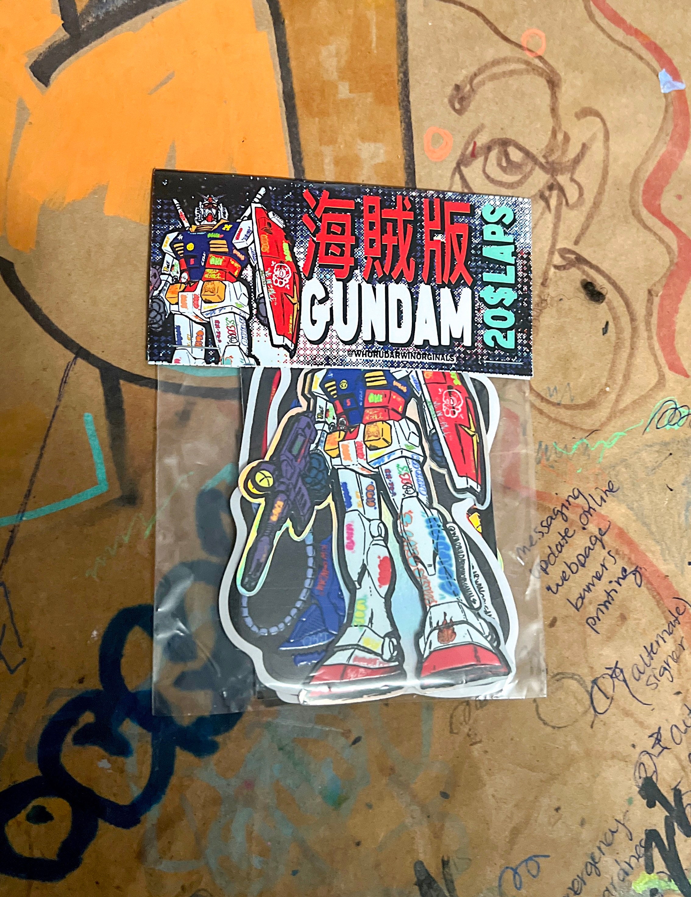 Bootleg Gundam Sticker Pack - Etsy