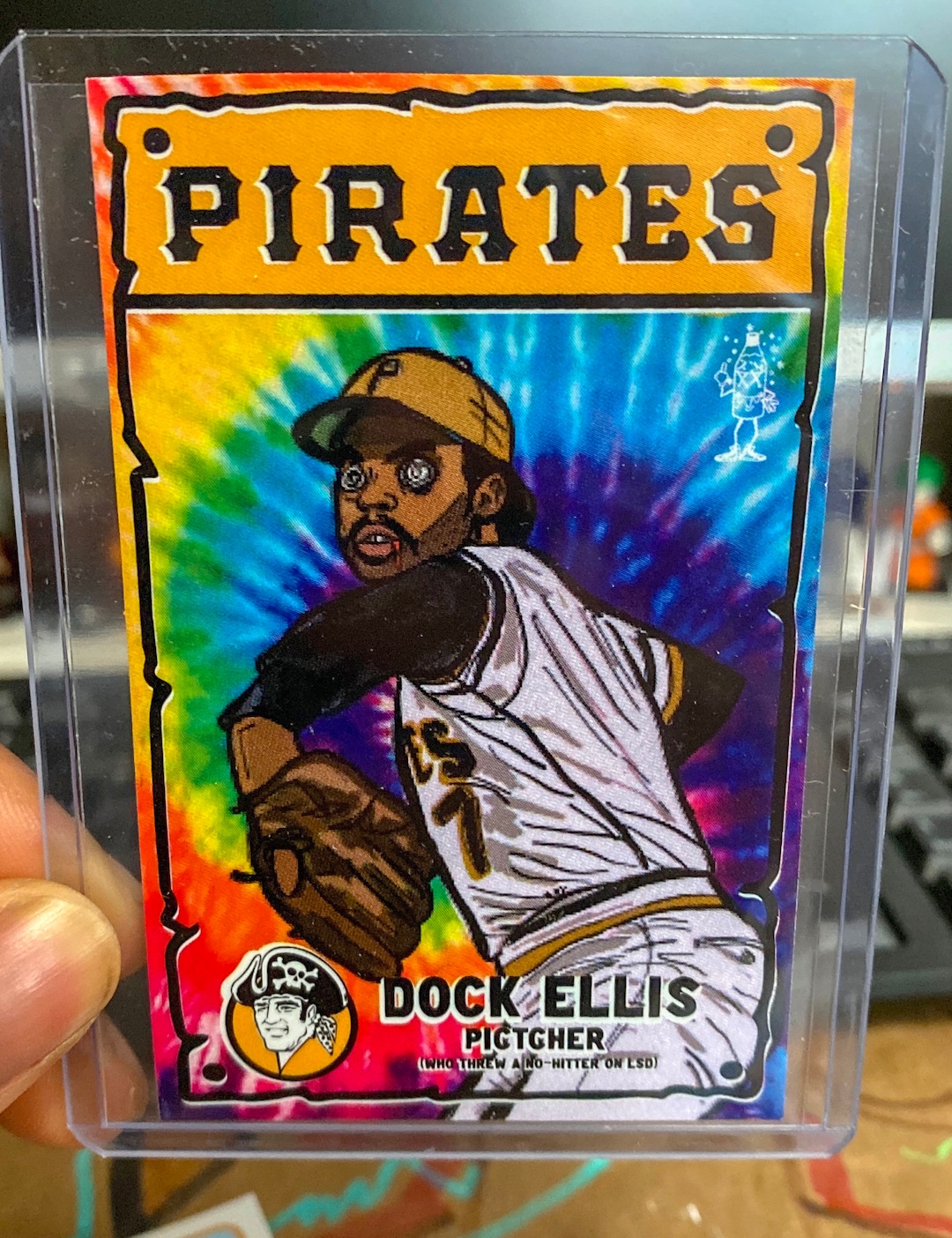 Dock Ellis 2.5” X 3.5” Trippy Baseball Sticker Card - Etsy