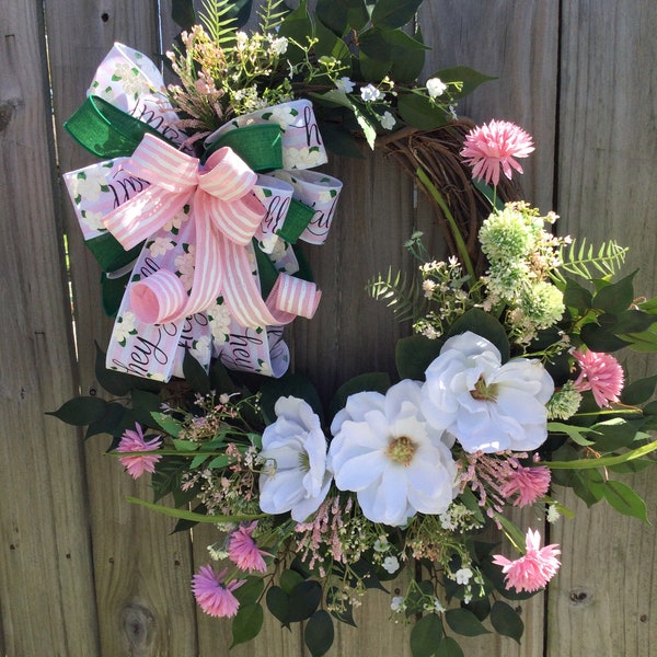 Springtime Wreath - Etsy