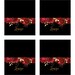 Black Red Rose Floral Placecard Template, DIY Editable Cards, Printable ...