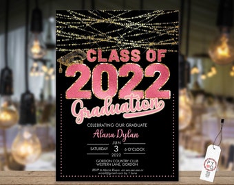 Class of 2022 Invitation - Etsy