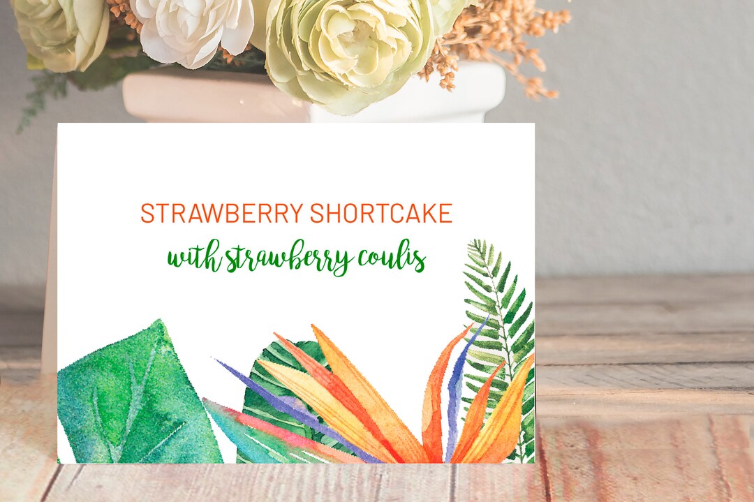 Printable Buffet Label Template, Buffet Food Sign, Buffet Labels ...