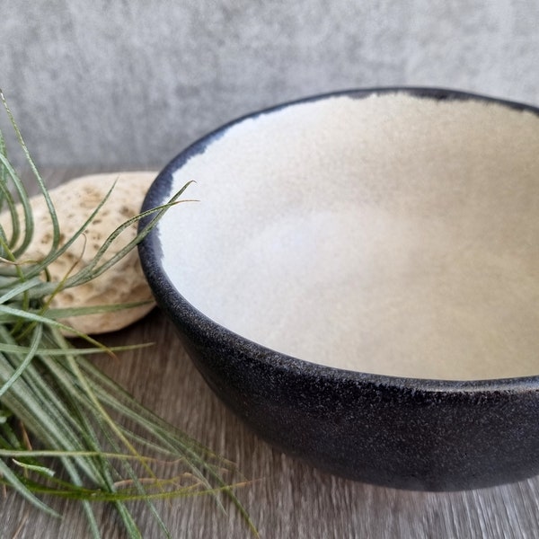 Black Ceramic Bowl - Etsy