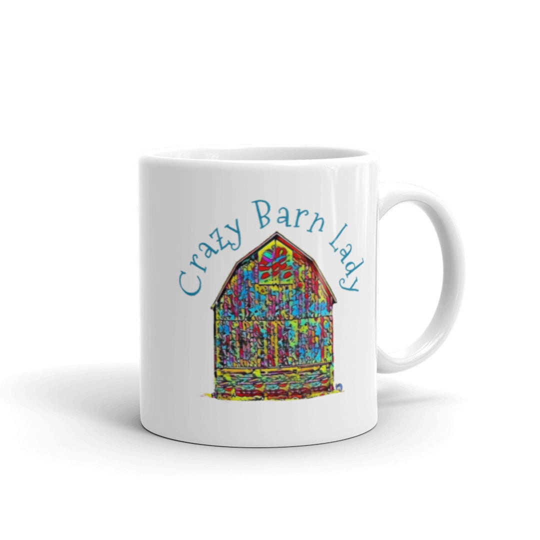 Crazy Barn Lady Mug, Barn Girl Mug, Barn Coffee Mug, Country Coffee ...