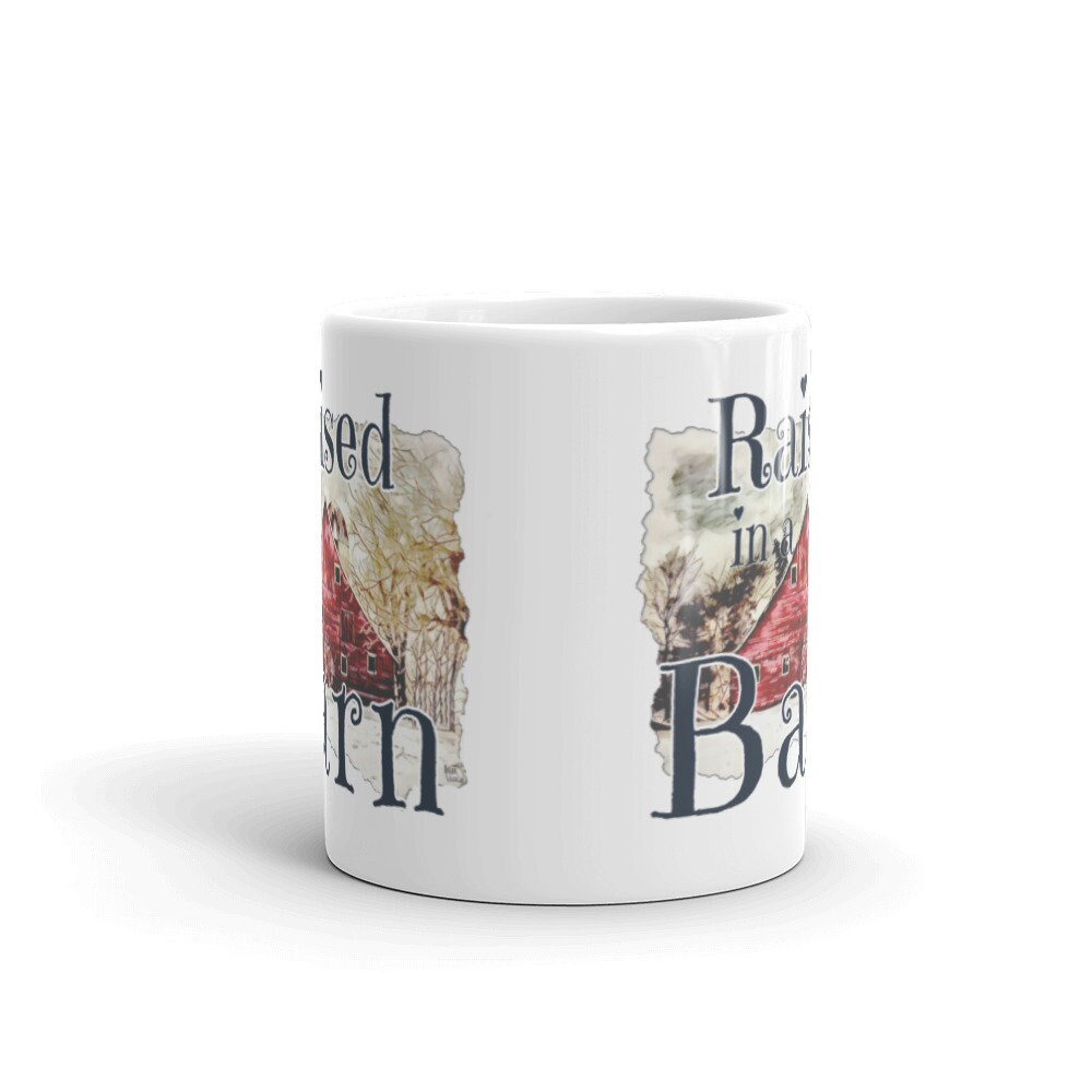 Farm Coffee Mug Country Coffee Drinker Barn Coffee Cup - Etsy