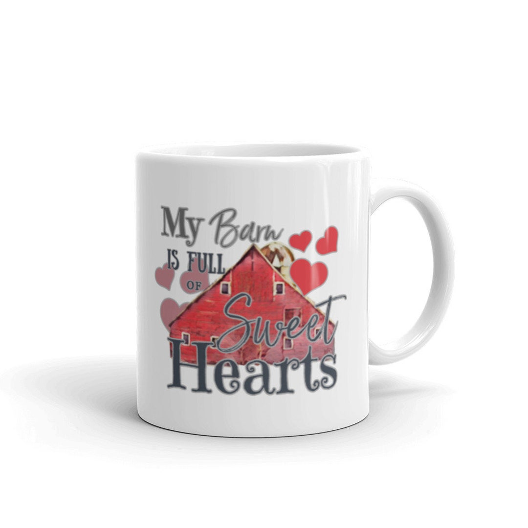 Farm Coffee Mug, Country Coffee Drinker, Barn Coffee Cup, Coffee Cup ...