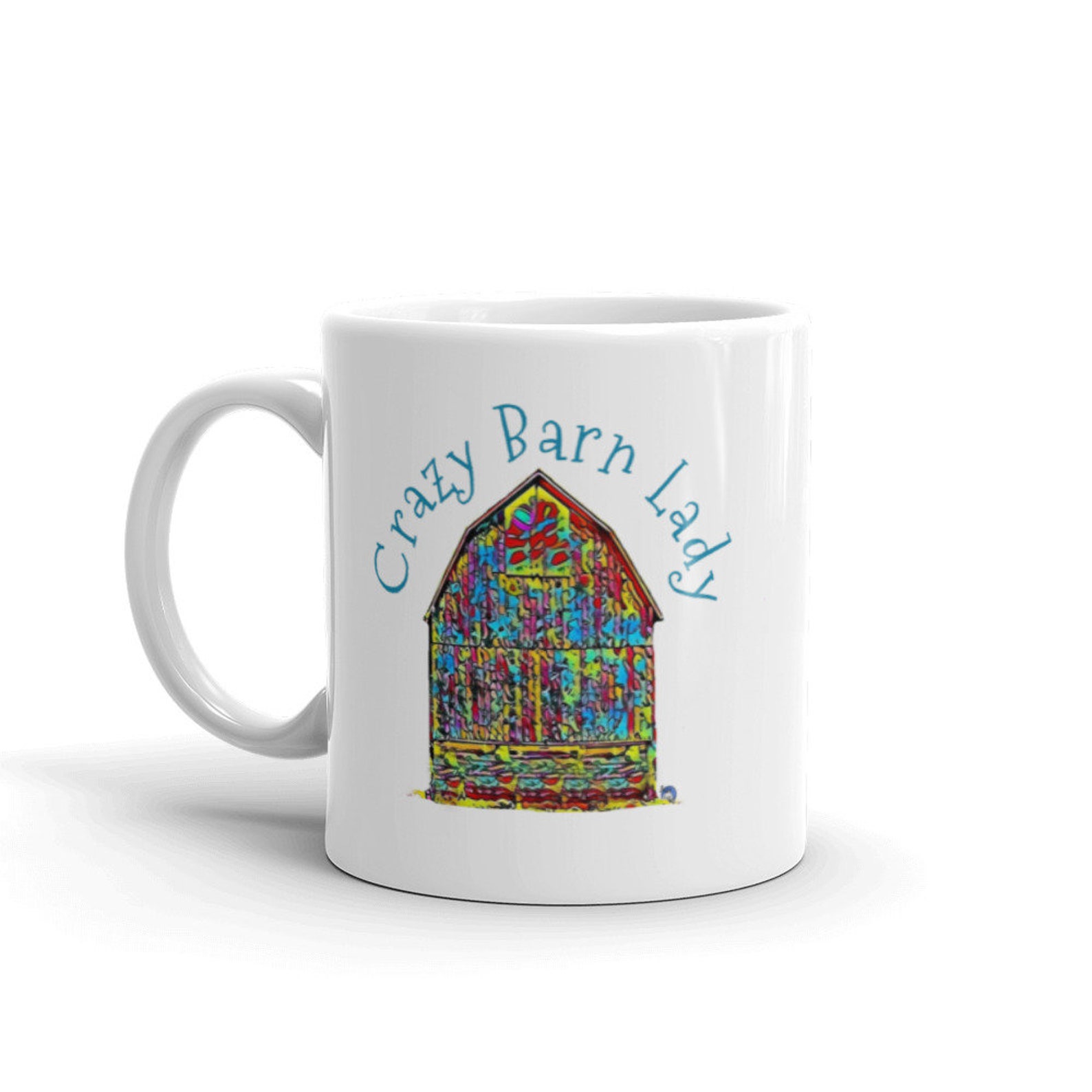 Crazy Barn Lady Mug Barn Girl Mug Barn Coffee Mug Country | Etsy