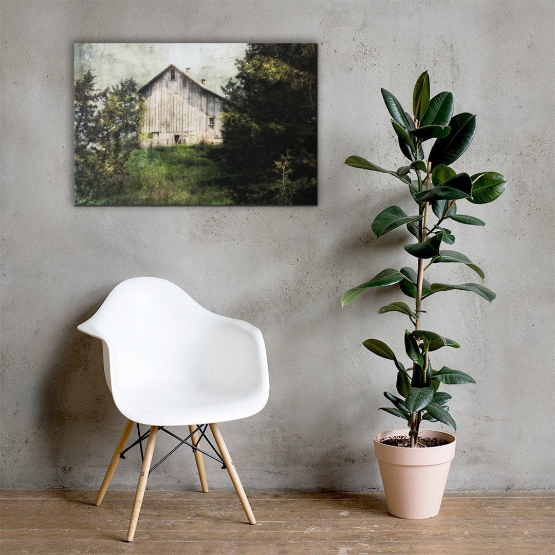 Large Canvas Wall Portrait, Barn Photo, Rustic Art, Farmhouse Wall Art ...