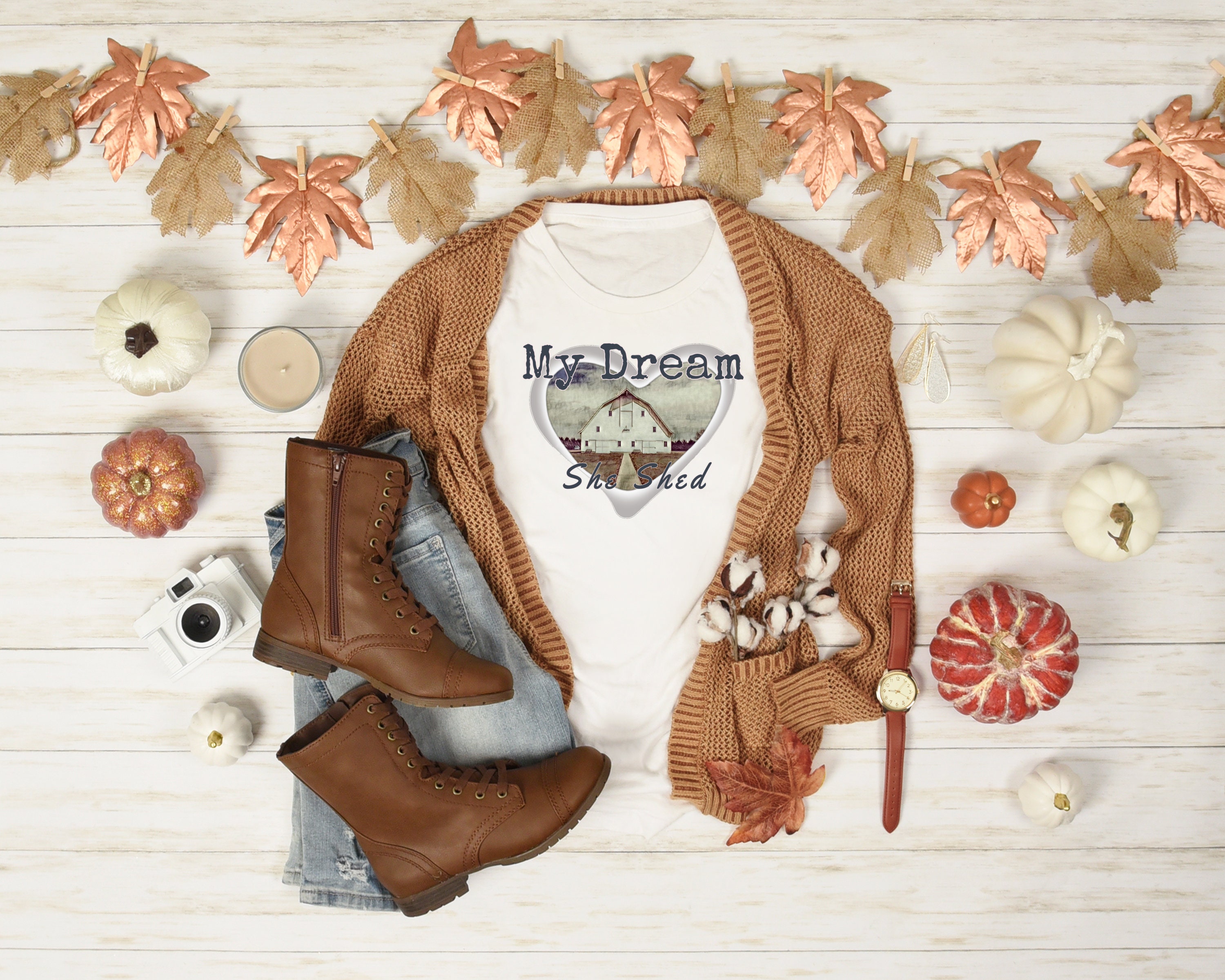 My Dream She Shed Tshirt Barn Tshirt Country Girl Gift Farm - Etsy