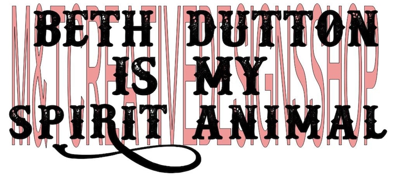Beth Dutton Jpg File for Cricut, Sublimation, Silhouette Etc. - Etsy