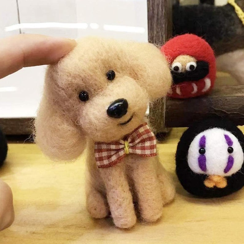 Dog/puppy Needle Felting Kit，felted Animal，diy Kit for Beginners - Etsy