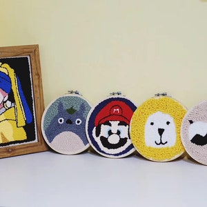 Panda Punch Needle Starter Kit ,animal Rug-punch Beginner Kit, With an ...