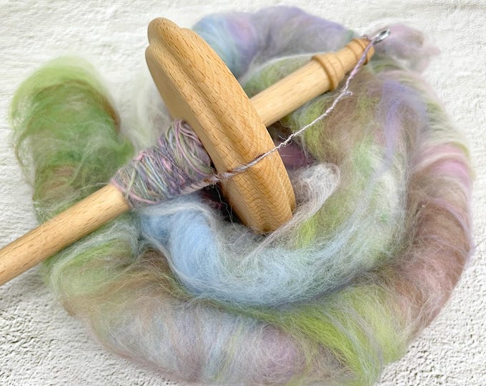 Drop Spindle Yarn Spin Hand Carved Wooden Tool for Beginners - Etsy