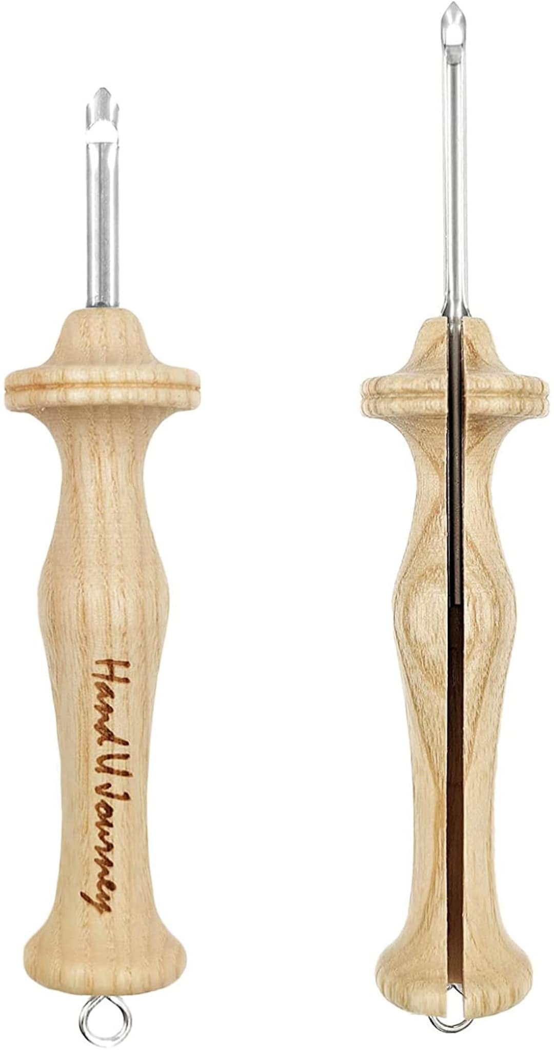 Wool Queen 8 Fine & 10 Regular Size Wooden Handle Punch Needle Rug ...