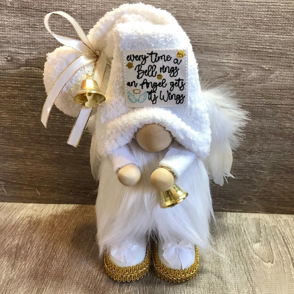 Angel Gnome - Etsy