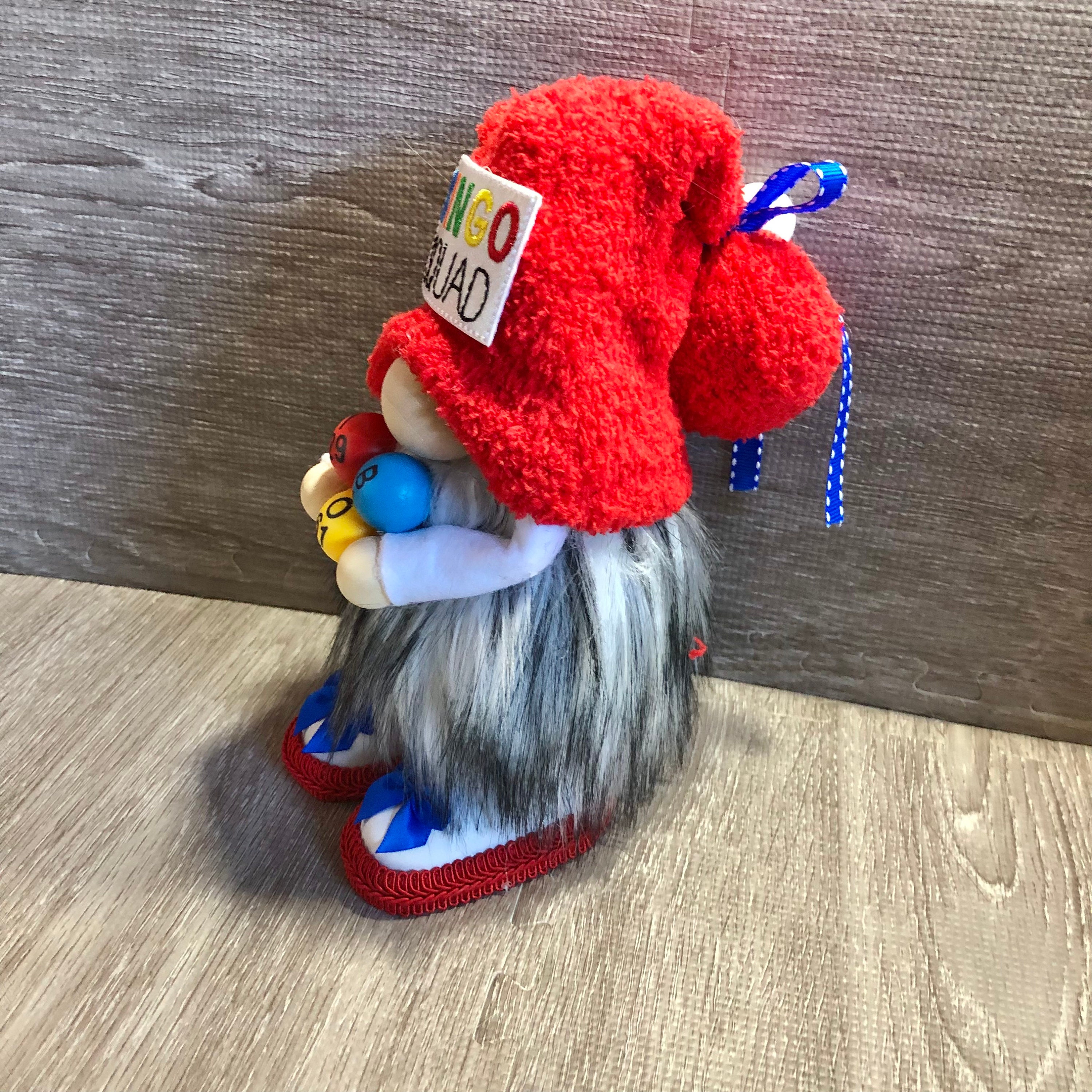 Bingo Squad Gnome: Handmade Game Day Tiered Tray Decor - Etsy