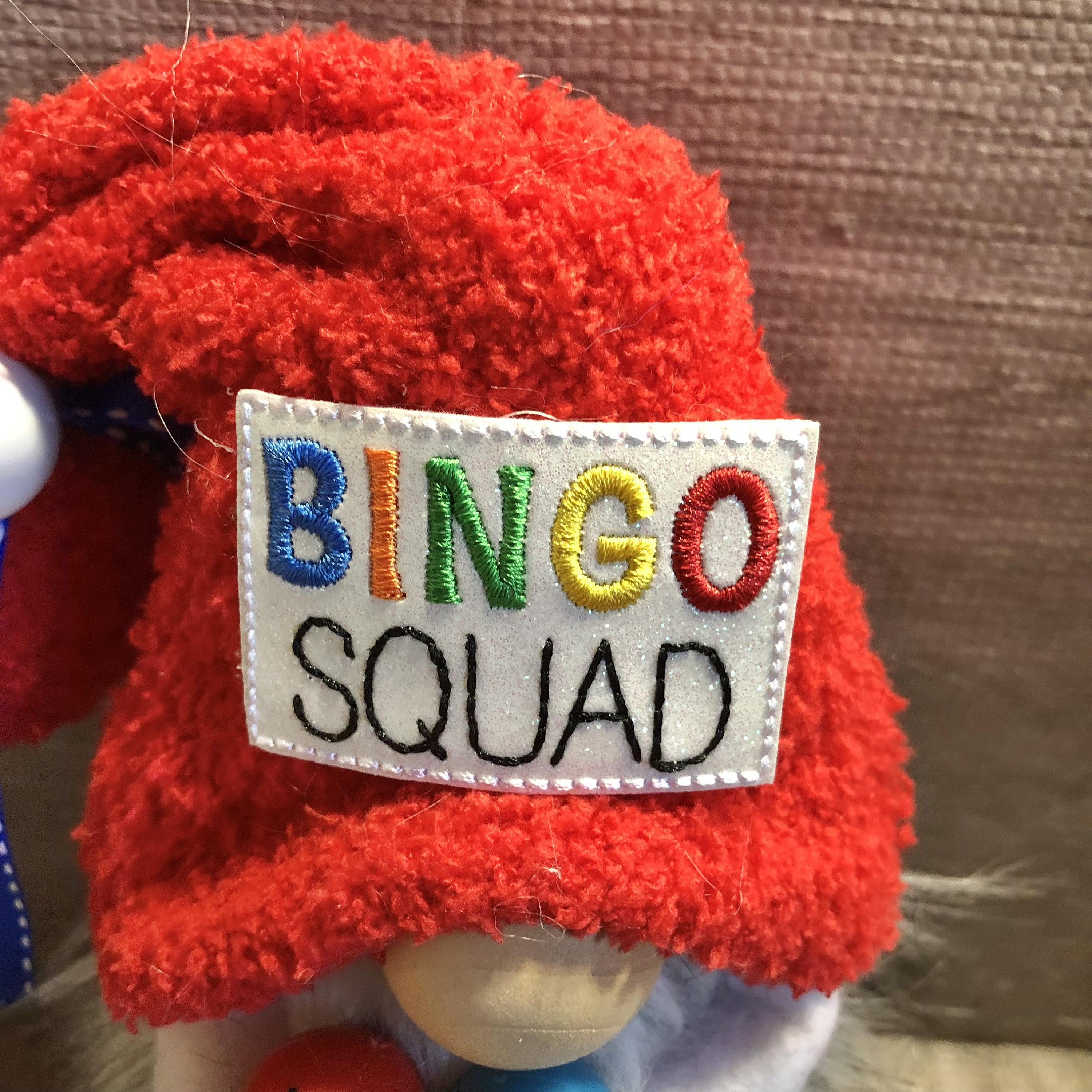 Bingo Squad Gnome: Handmade Game Day Tiered Tray Decor - Etsy